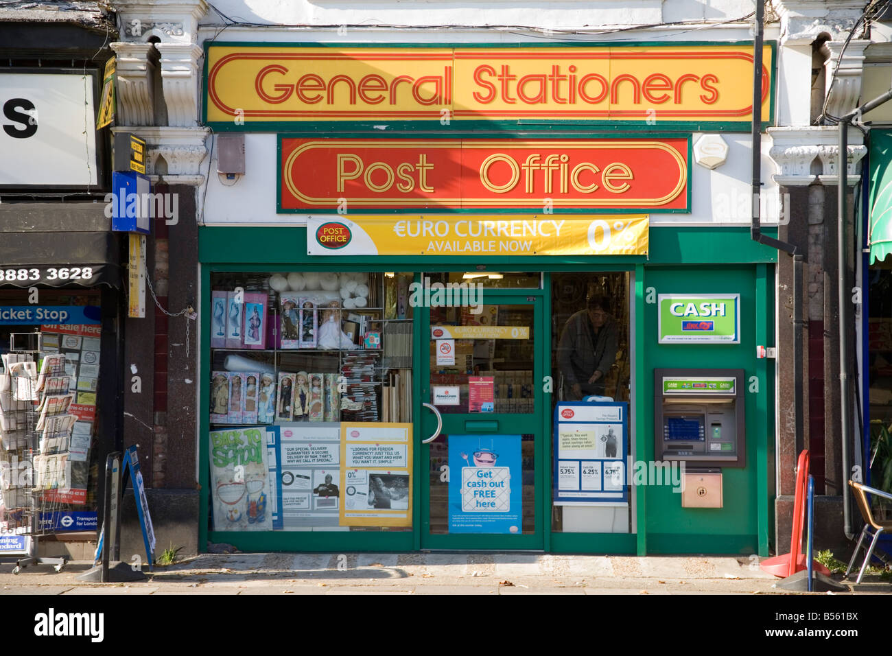 Sub Post Office Colney Hatch Lane London N10 Stock Photo - Alamy