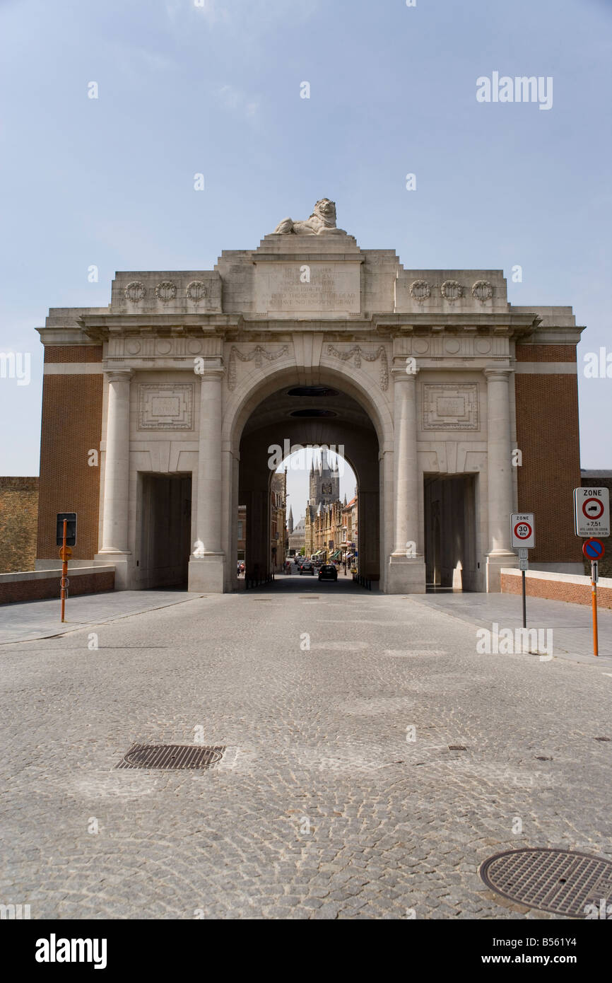 Menin Gate, Ypres, the memorial to the million men who fought in the ...