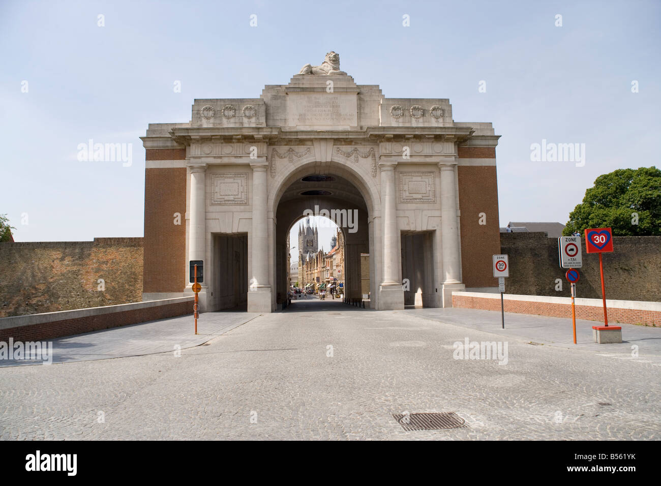 Menin Gate, Ypres, the memorial to the million men who fought in the ...