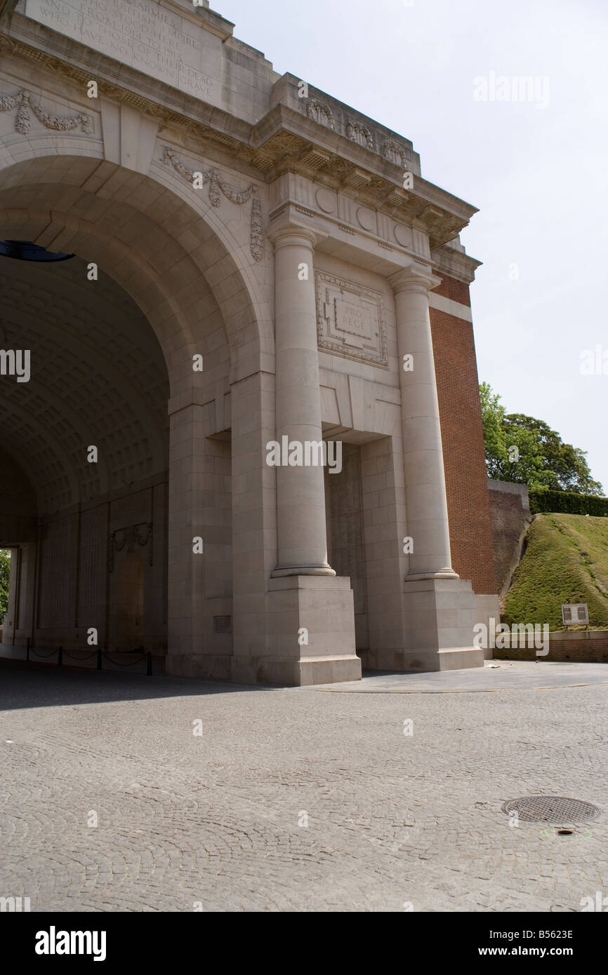 Menin Gate, Ypres, the memorial to the million men who fought in the ...