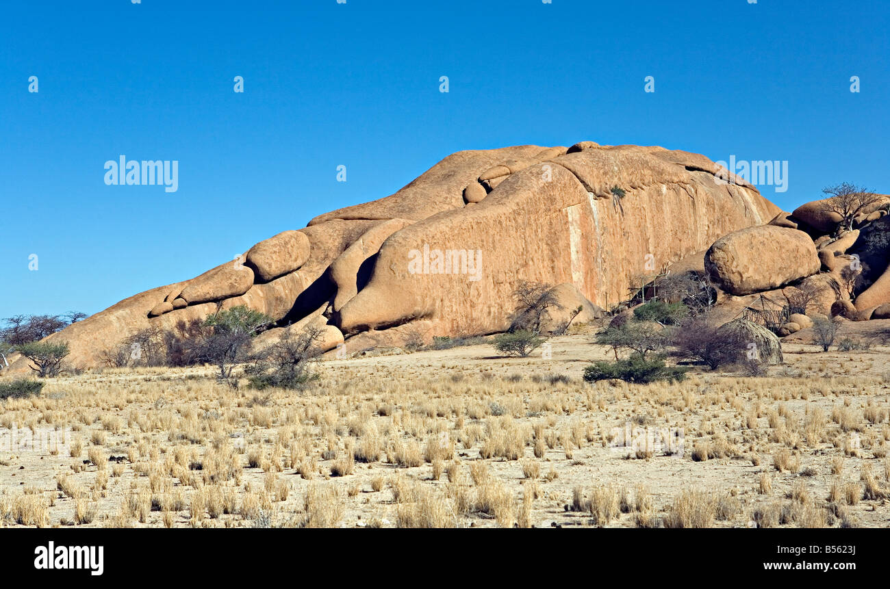 Scenic of granite inselbergs at Spitzkoppe Namibia Stock Photo - Alamy