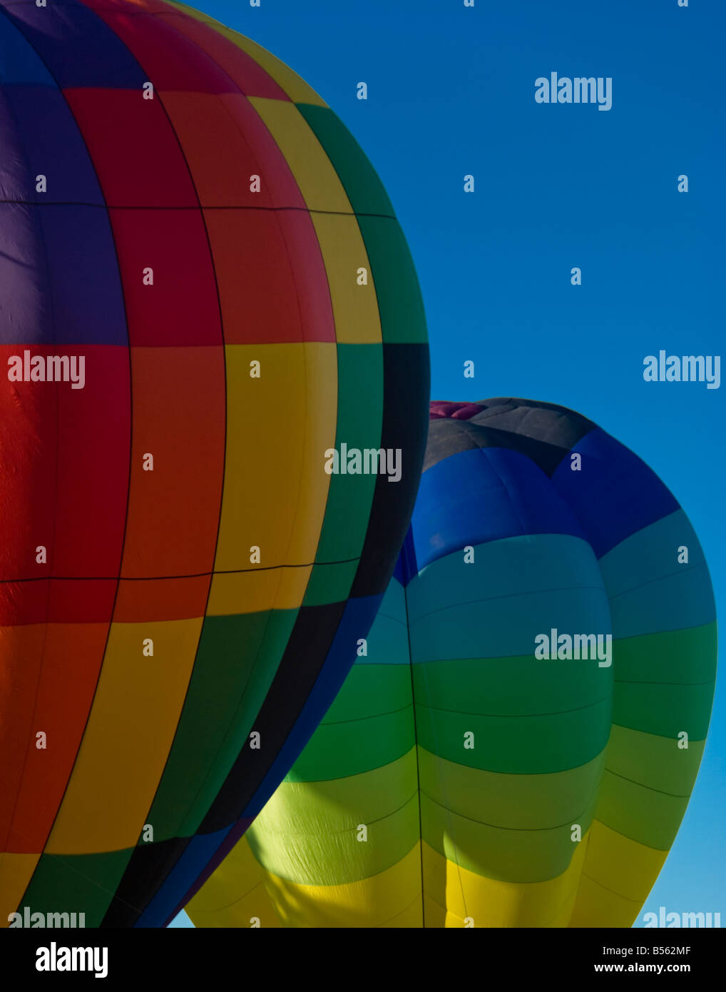 Two Hot Air Balloons Stock Photo - Alamy