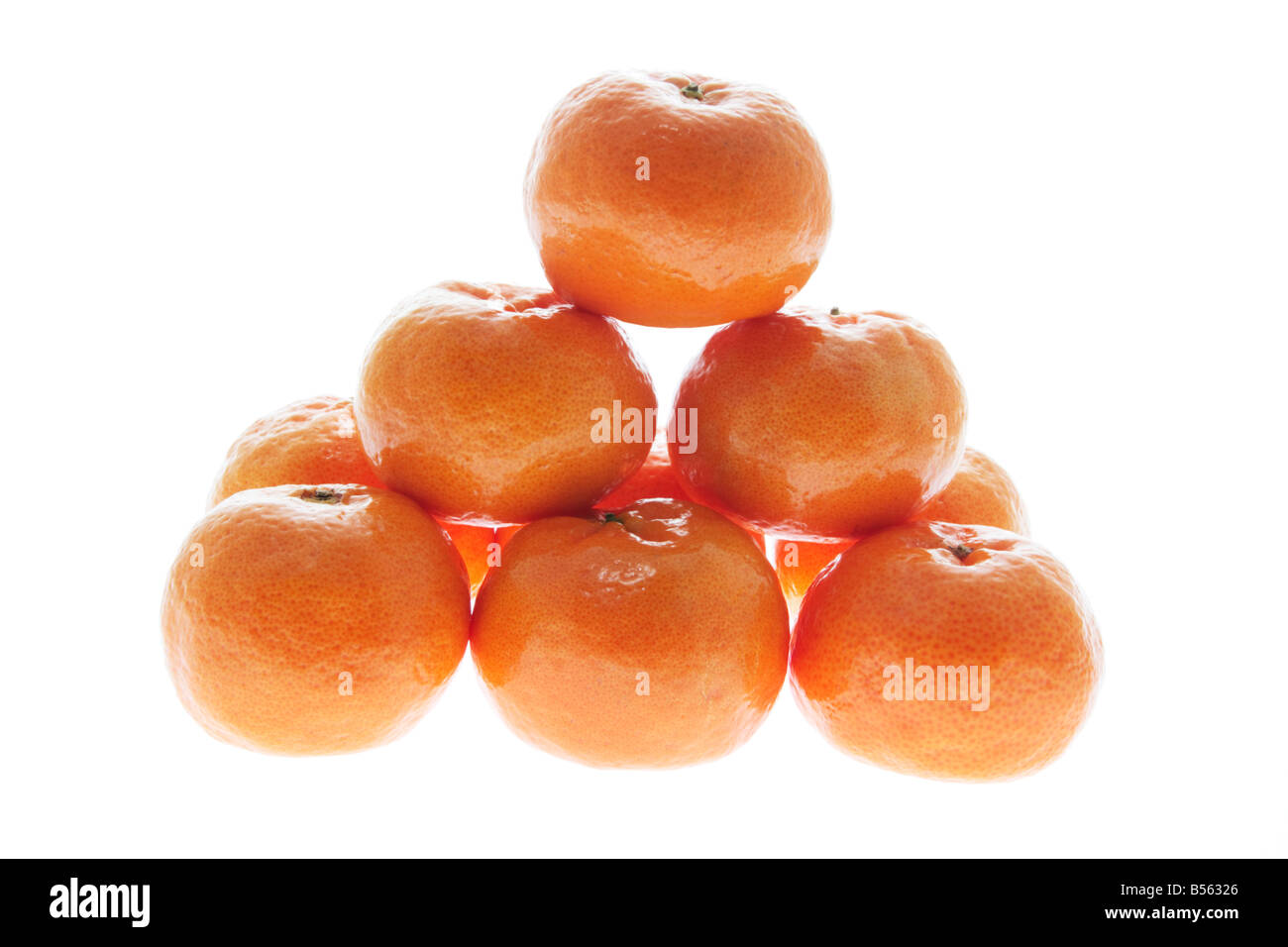 Stack of Mandarins Stock Photo - Alamy