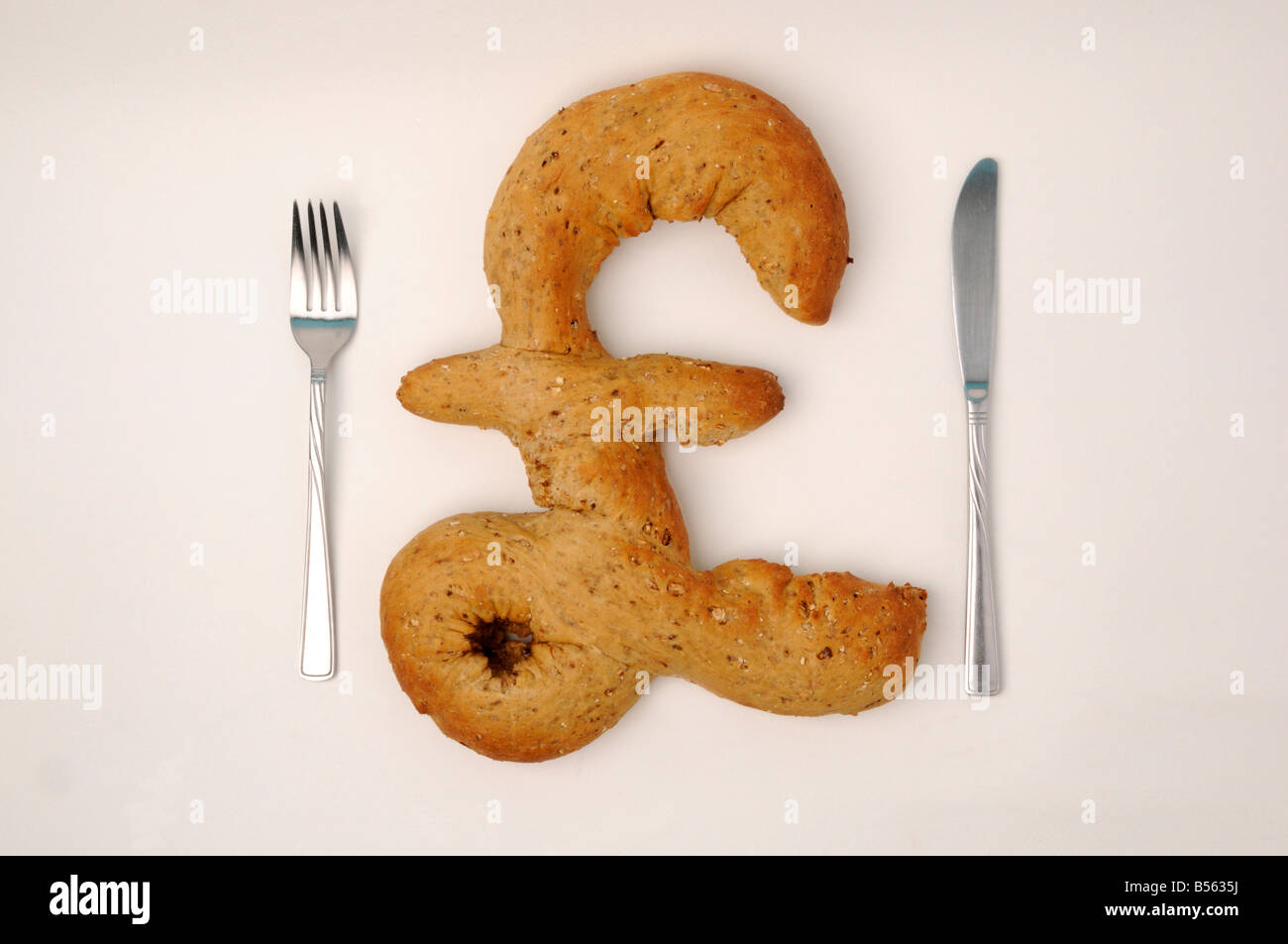 eating bread and butter earning a crust dough bread pound sign food ...