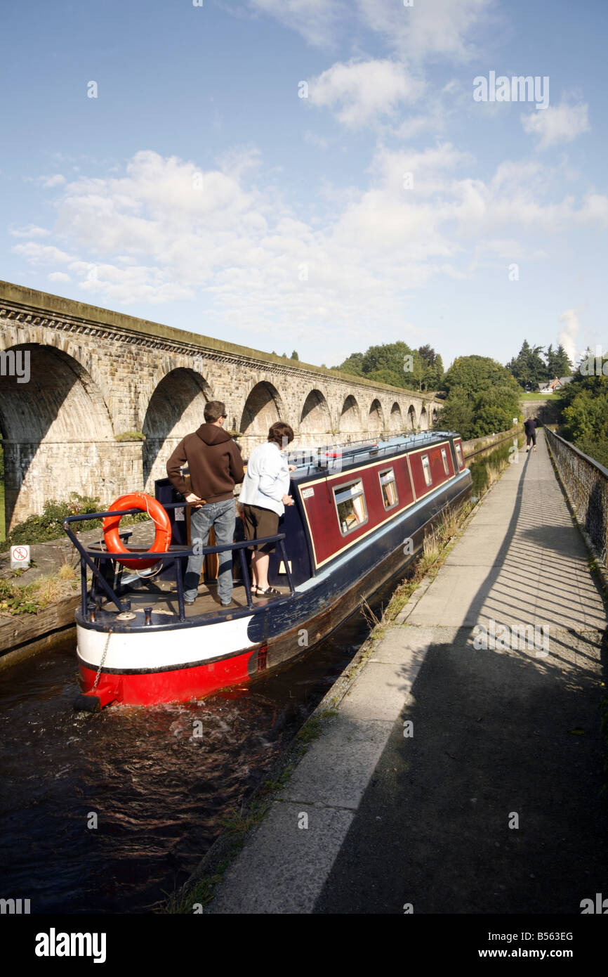 Chirk canal boat hi-res stock photography and images - Alamy