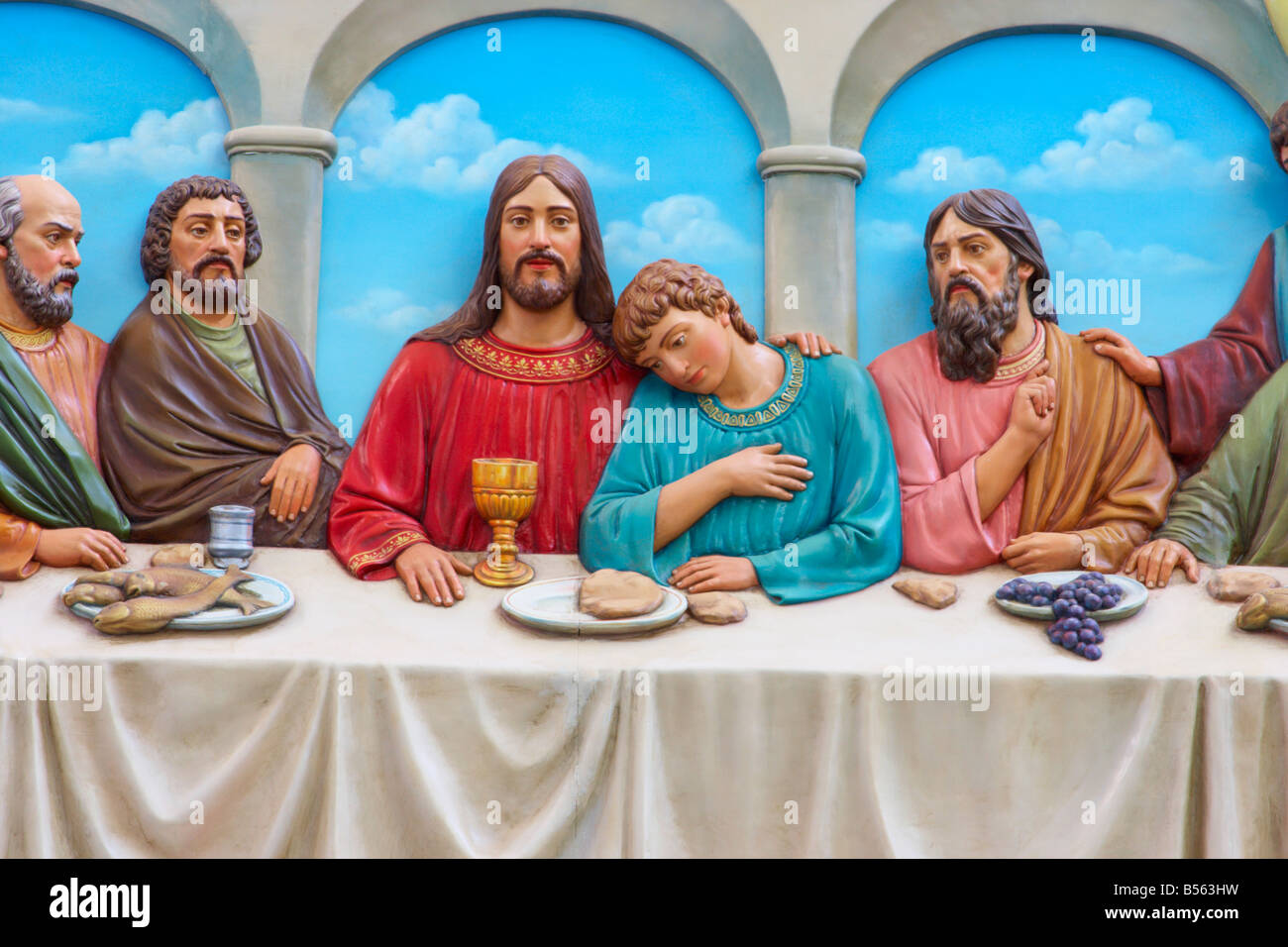The last supper mural hi-res stock photography and images - Alamy