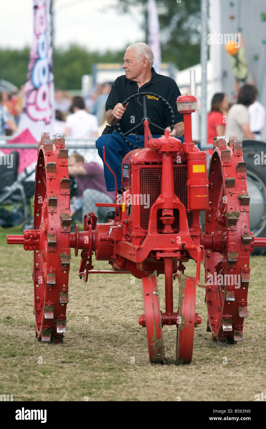 Vintage tractor display at the Kent county show 2008 Stock Photo - Alamy
