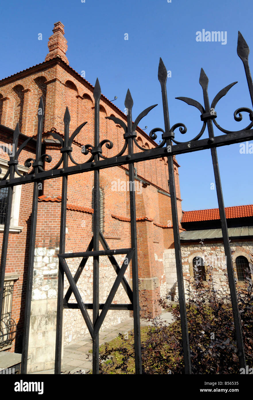Street streetscene scene heritage fence judaism polish vertical emblem ...