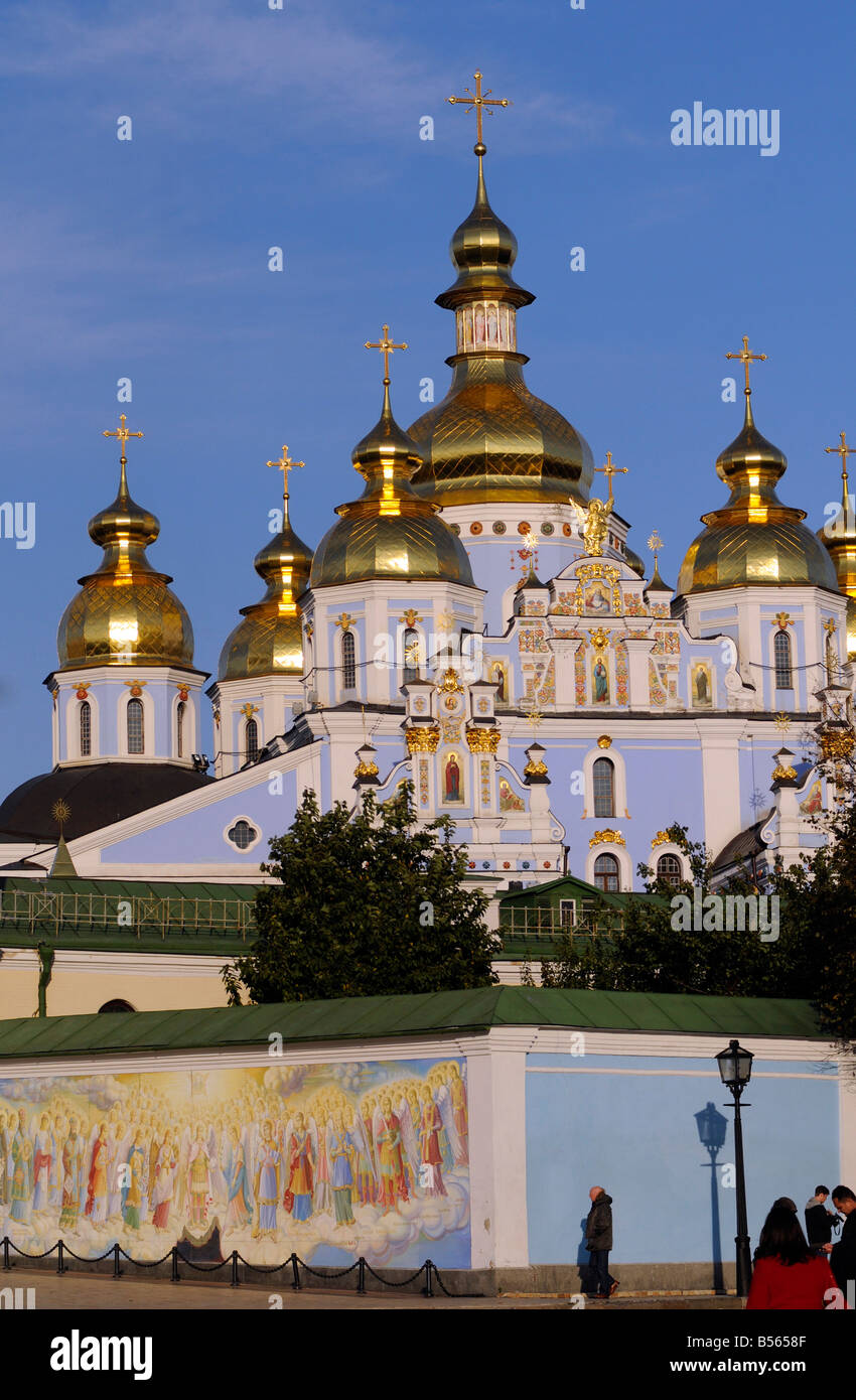 View of the St Michael monastery in Kiev, Ukraine Stock Photo - Alamy