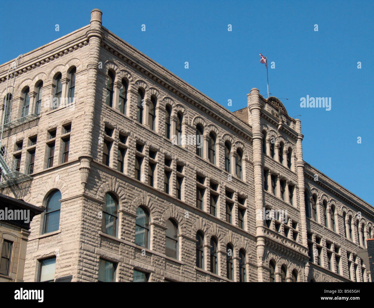 Courthouse Place building. Hubbard Street, Near North Side. Chicago ...