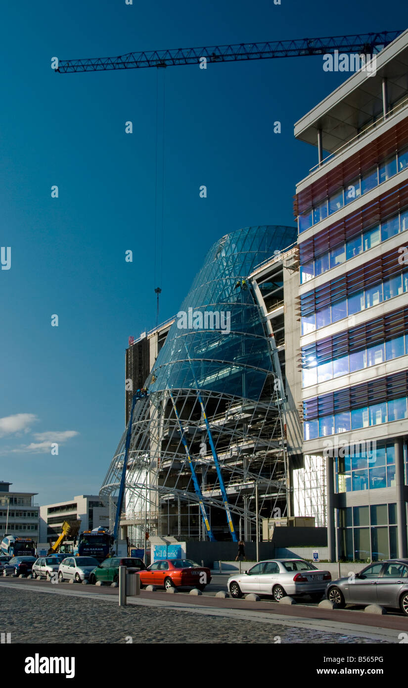 Construction work on the National Conference Center in Dublin, October ...