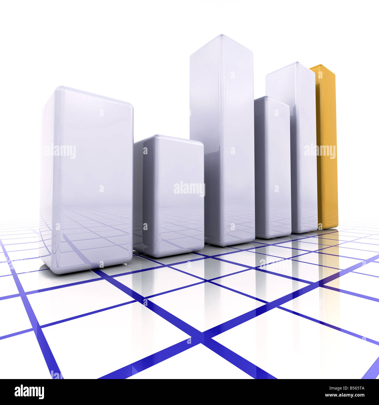 3d graph chart hi-res stock photography and images - Alamy