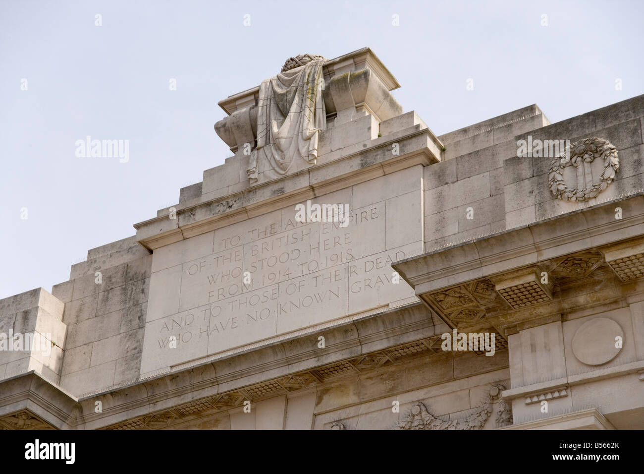 Menin Gate, Ypres, the memorial to the million men who fought in the ...