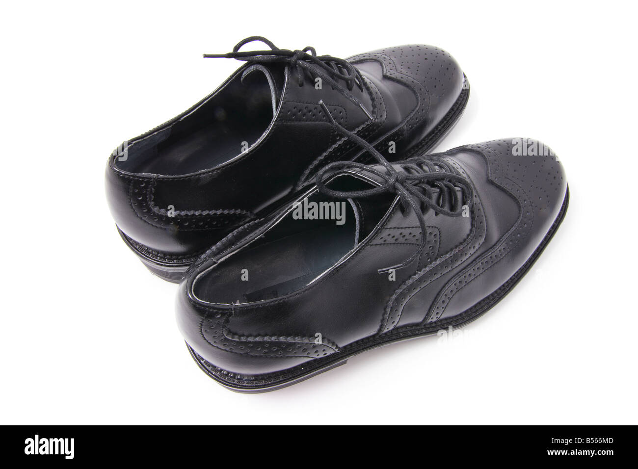 Pair of Men's Shoes Stock Photo - Alamy