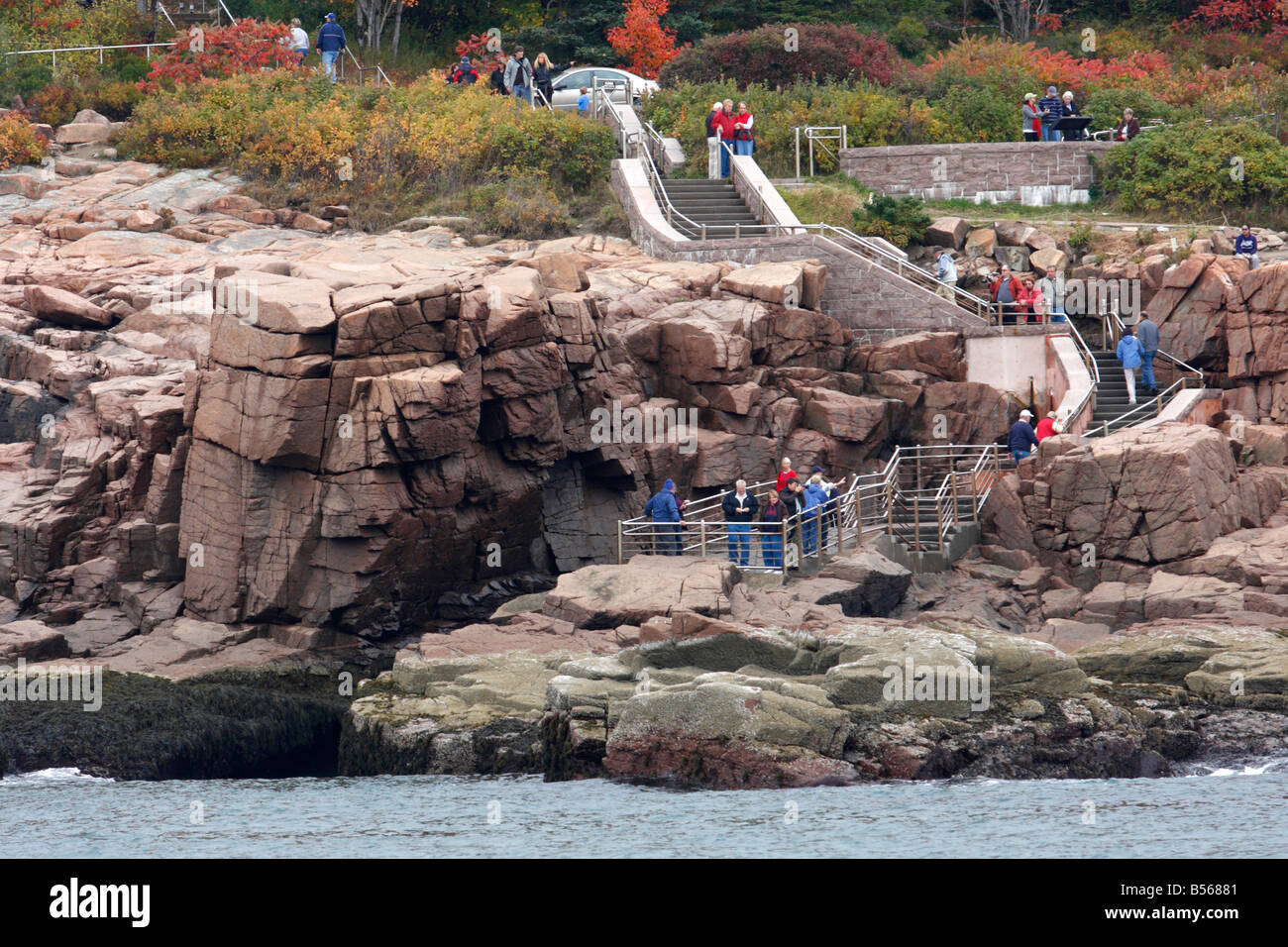 Thunder hole acadia national park hi-res stock photography and images ...