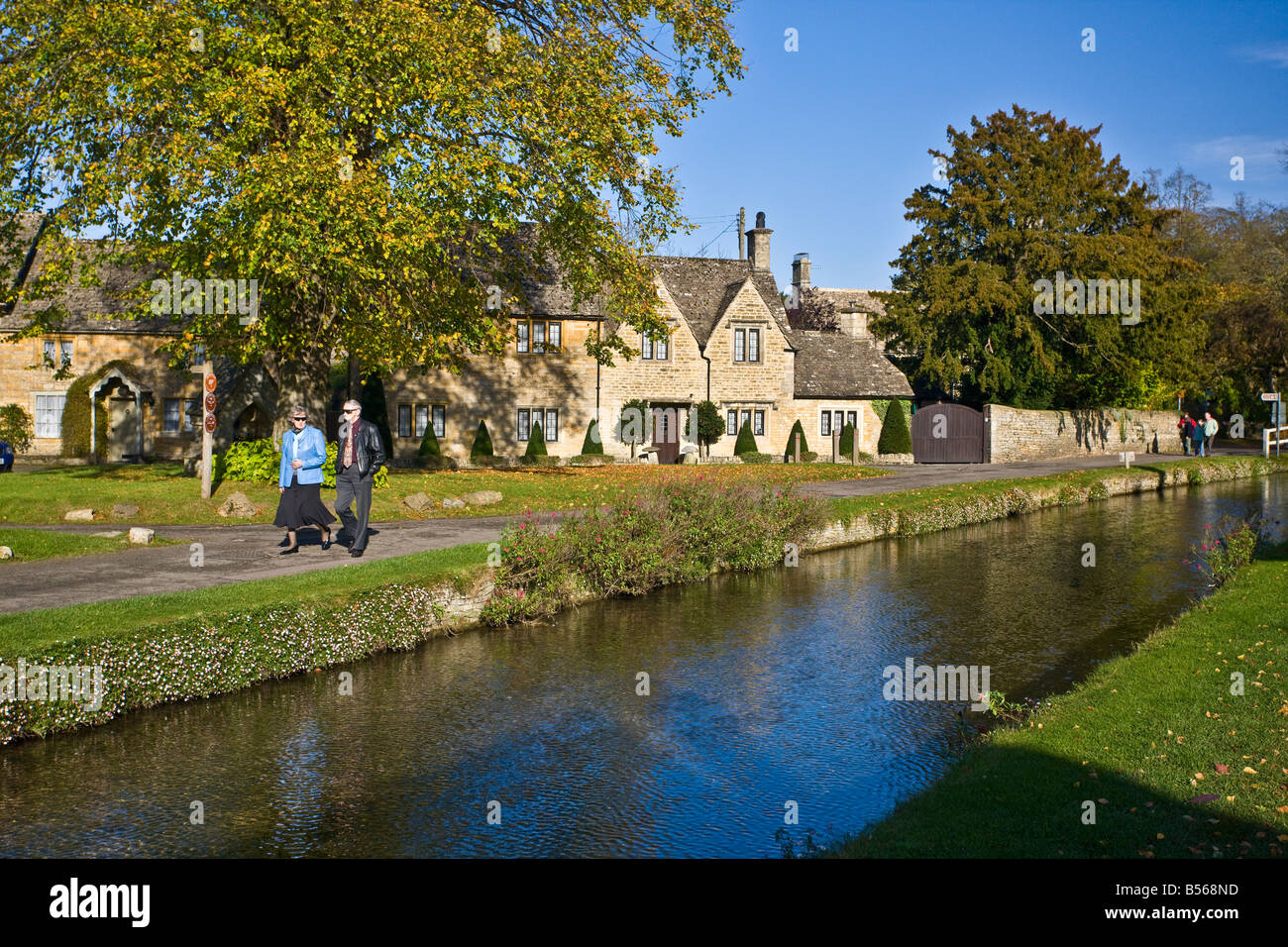 Lower Slaughter in the Cotswolds Stock Photo - Alamy