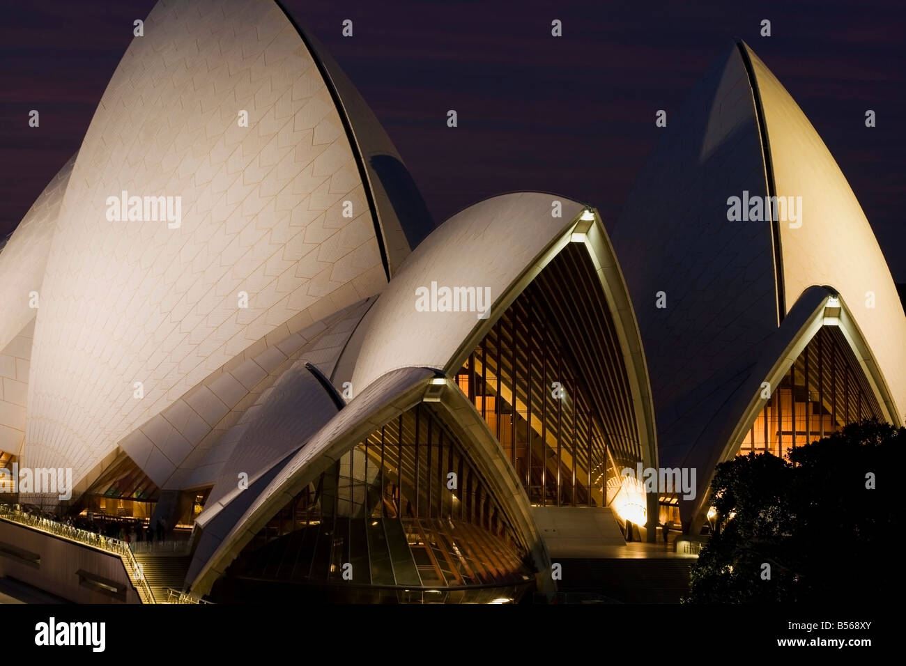 The Sydney Opera House in the early evening Stock Photo - Alamy