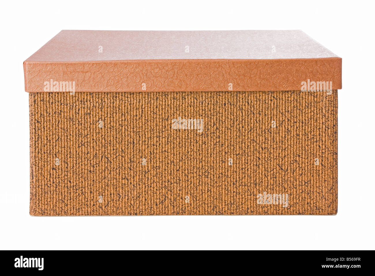 Closed decorative box isolated on a white background Stock Photo - Alamy