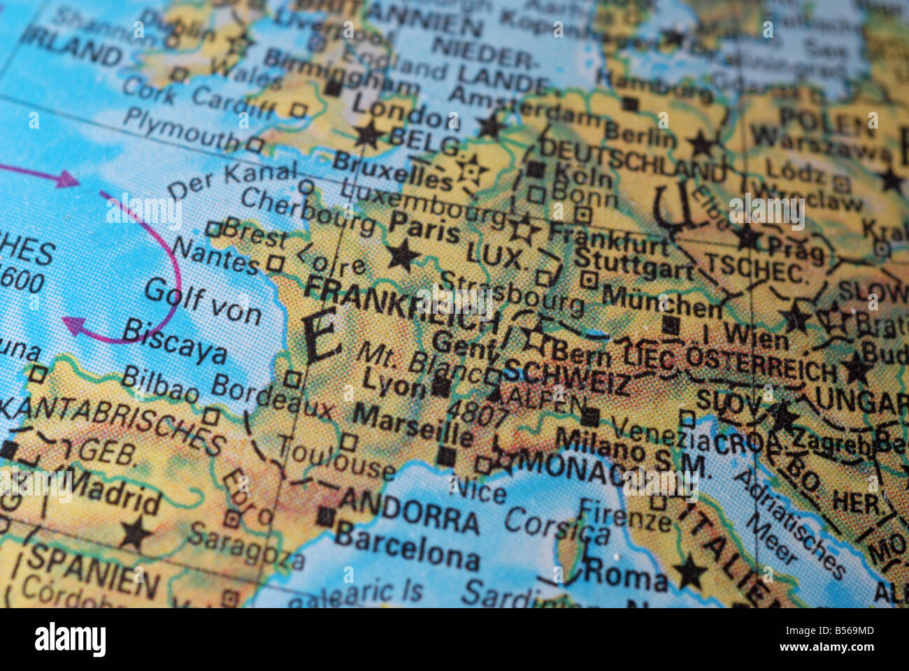 Europe globe hi-res stock photography and images - Alamy