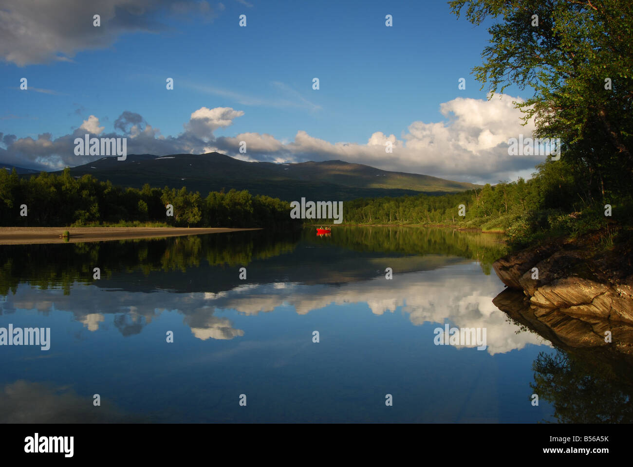 Ume Alv, Hemavan, Vasterbottenslan, Swedish Lapland, Sweden ...