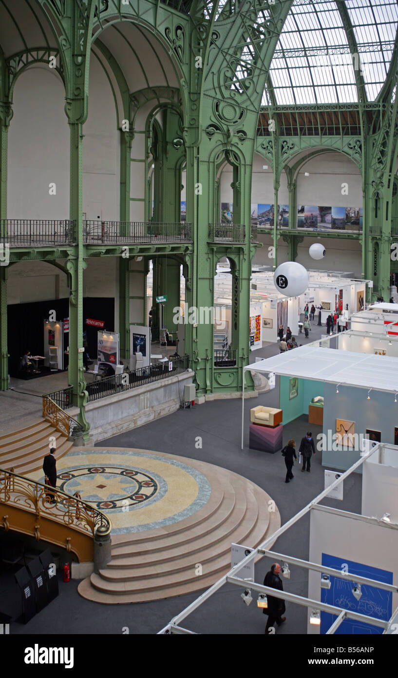 FIAC French exhibition of contemporary art Grand Palais Paris Stock ...
