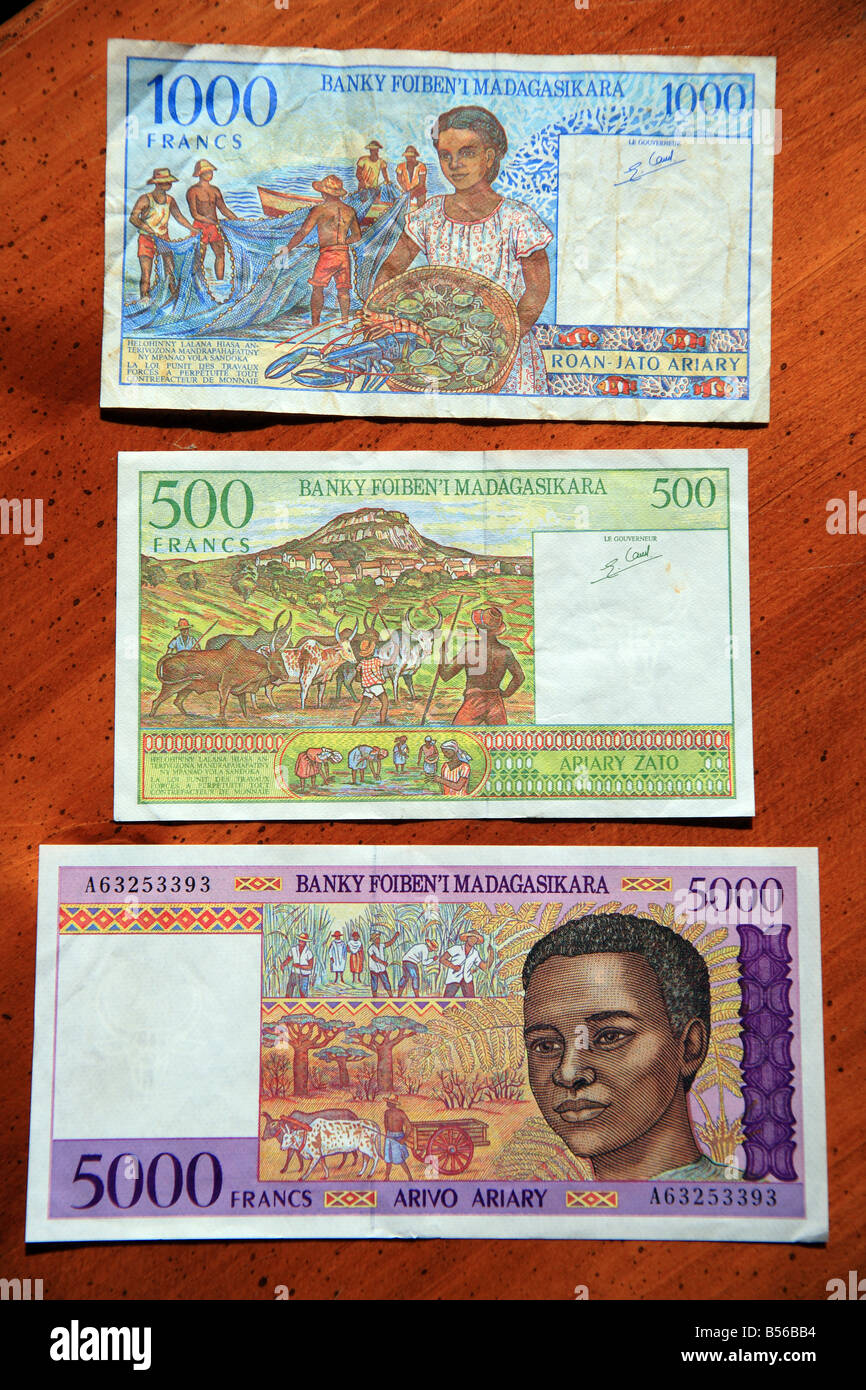 Banknote madagascar hi-res stock photography and images - Alamy