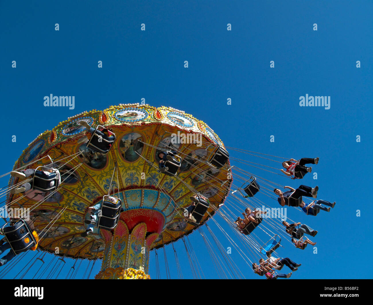 Funfair ride rotating hi-res stock photography and images - Alamy