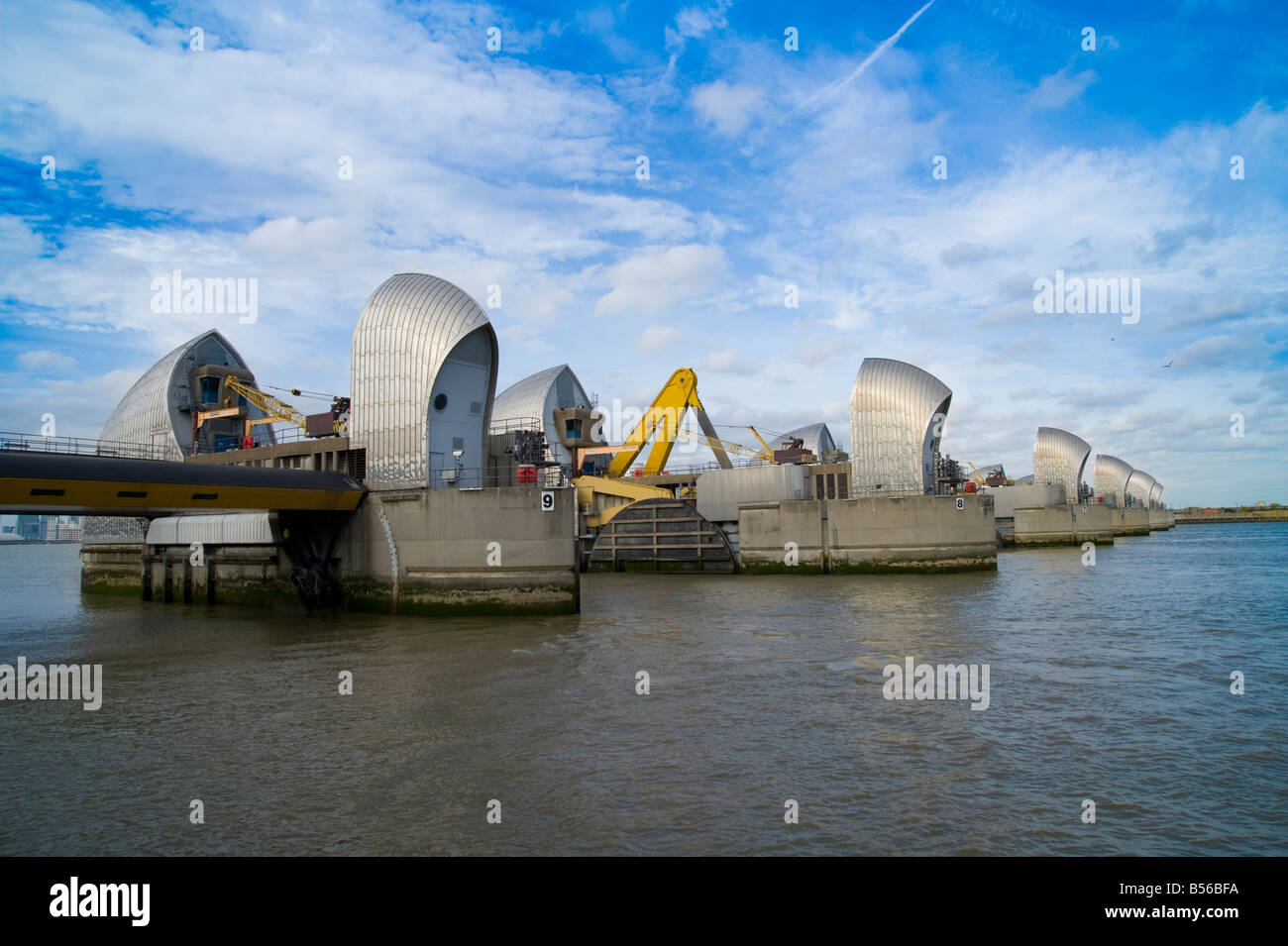 Thames barrier pier hi-res stock photography and images - Alamy