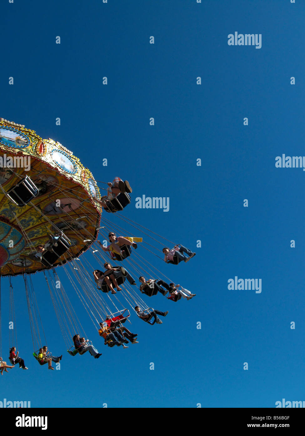 Carnival swing ride hi-res stock photography and images - Alamy