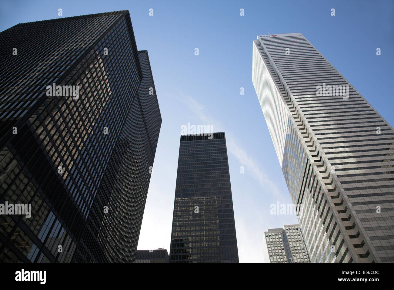 Toronto banking centre skyscapers Stock Photo - Alamy