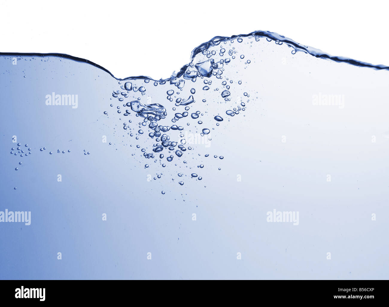 Abstract blue wave fantastic background splash water motion blur Stock ...