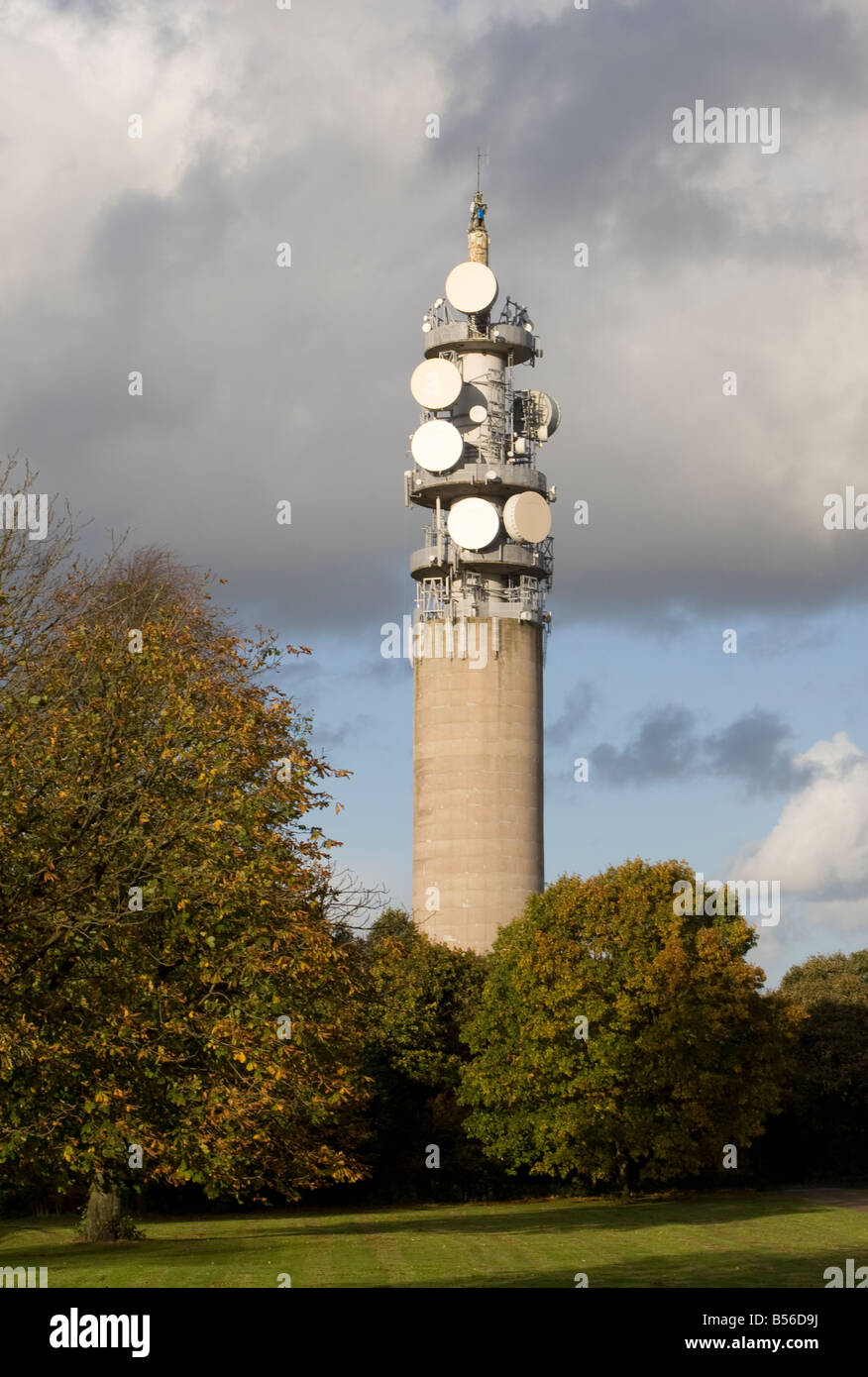 Heaton Park BT Tower, Manchester, UK Stock Photo - Alamy
