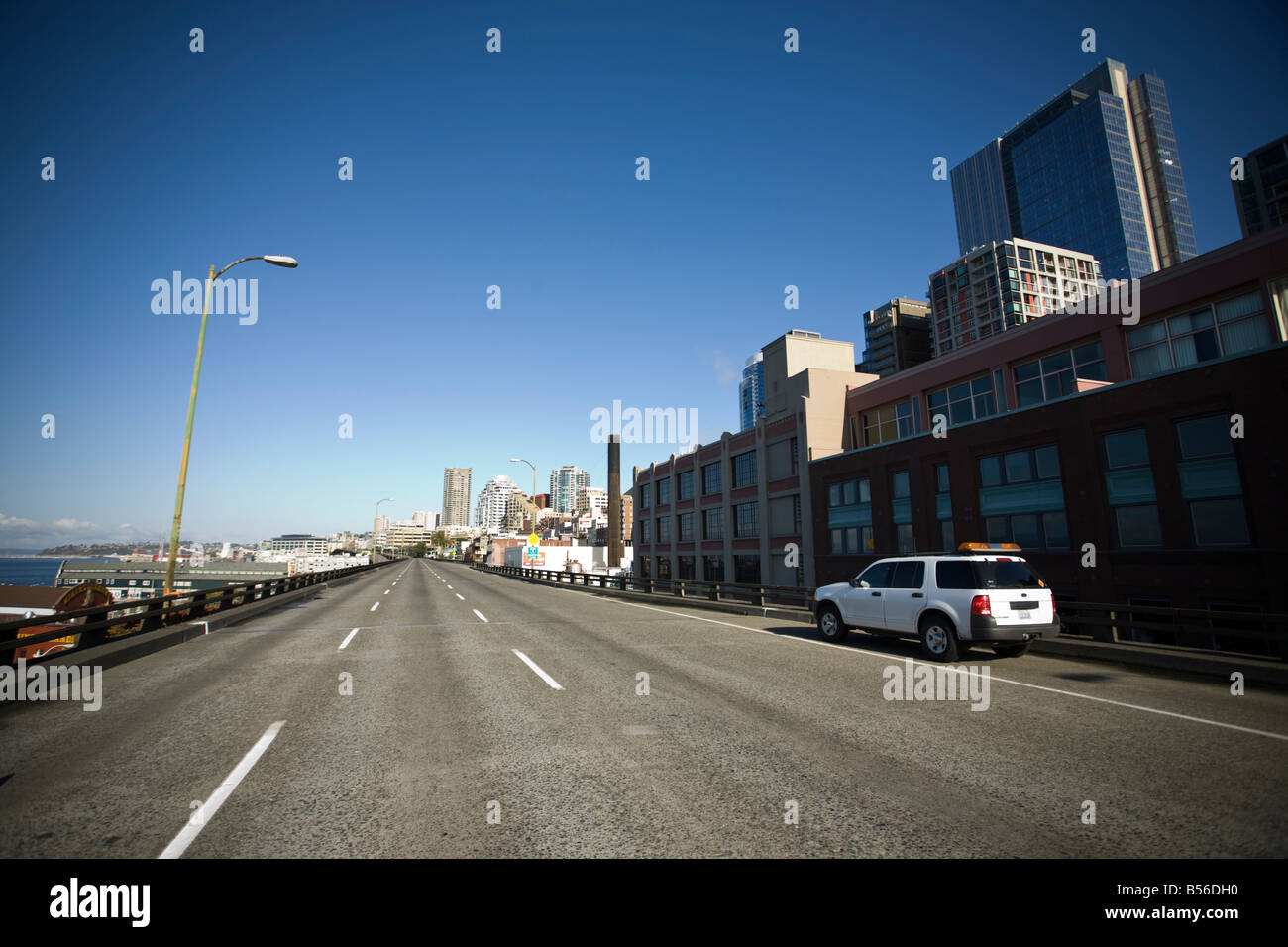 Washington State Department of Transportation workers perform a ...