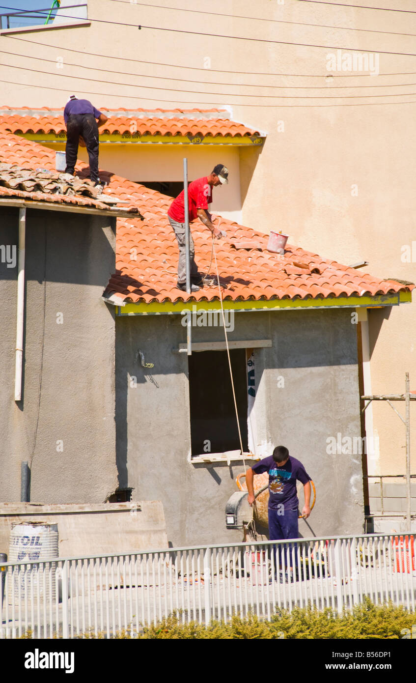 Traditional Cypriot house being renovated in Southern Nicosia Cyprus EU ...