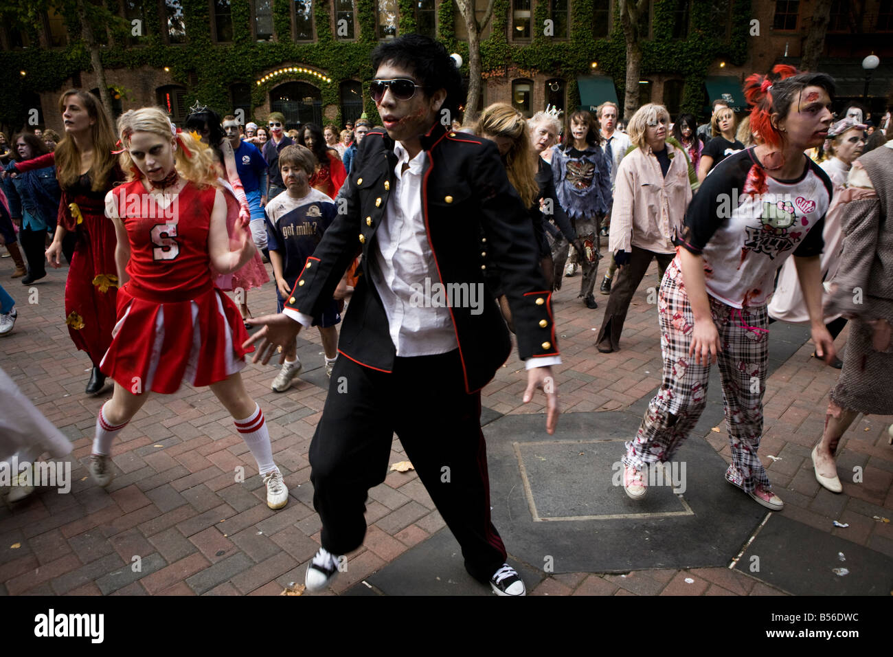 On 25th anniversary of Jackson's Thriller video, Seattle Zombies gather ...