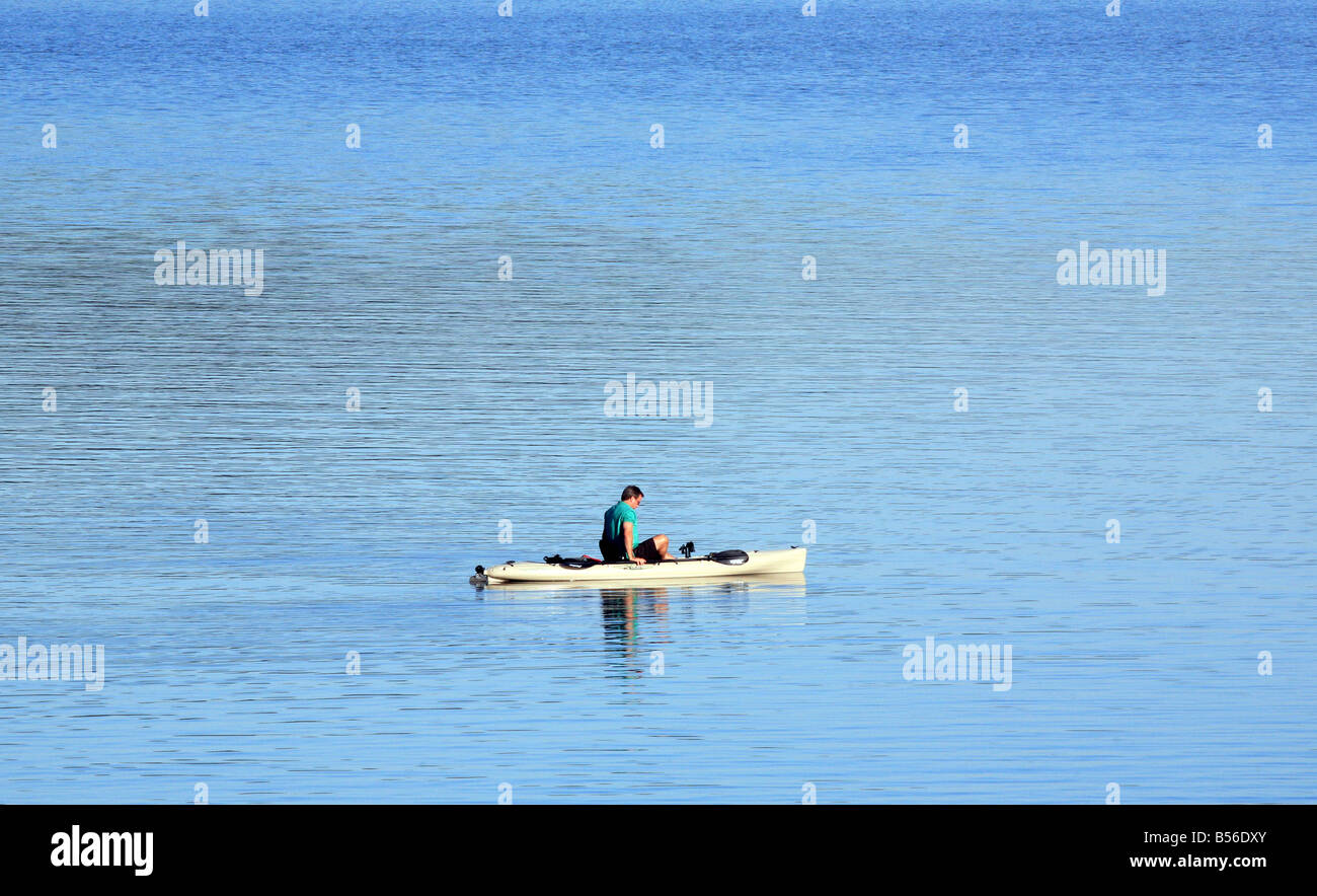 A foot powered pedal kayak Stock Photo - Alamy