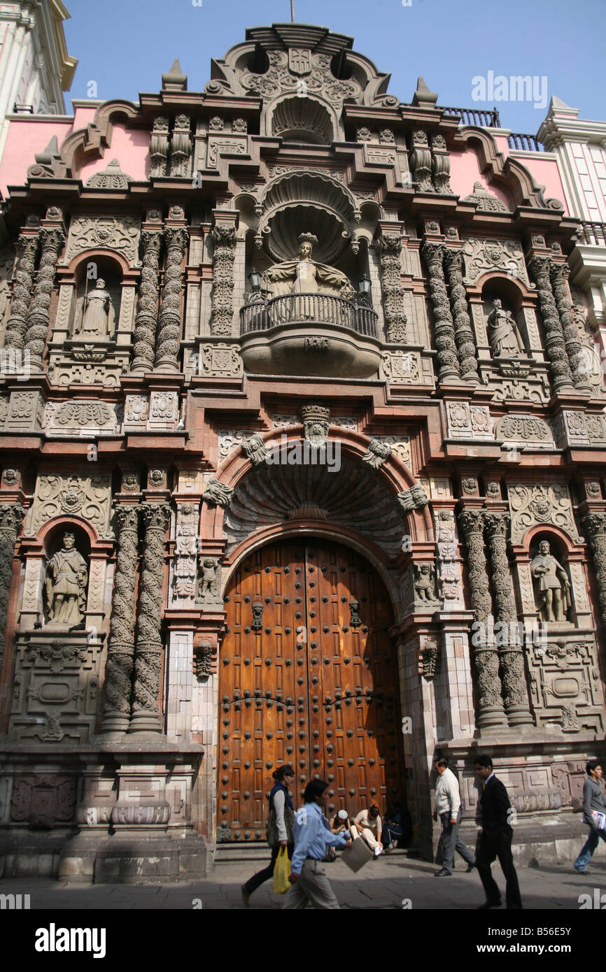 Iglesia de La Merced, Lima, Peru Stock Photo - Alamy
