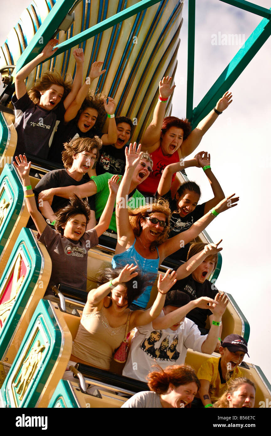 Carnival swing ride in air hi-res stock photography and images - Alamy