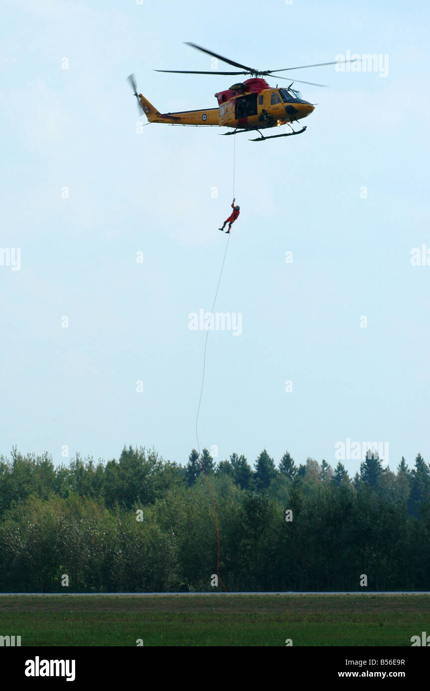 Canadian Search and Rescue Helicopter Stock Photo - Alamy