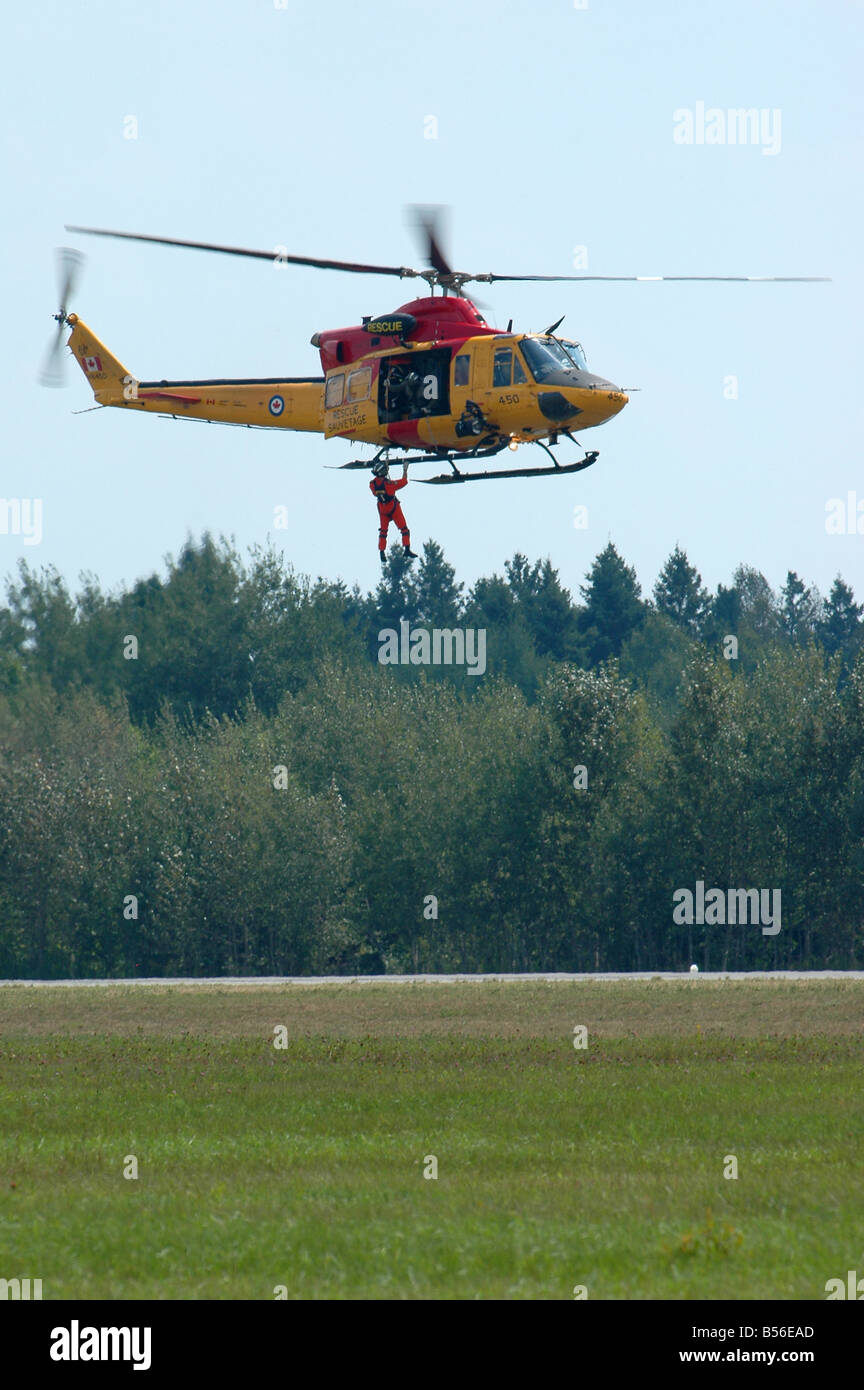 Canadian Search and Rescue Helicopter Stock Photo - Alamy