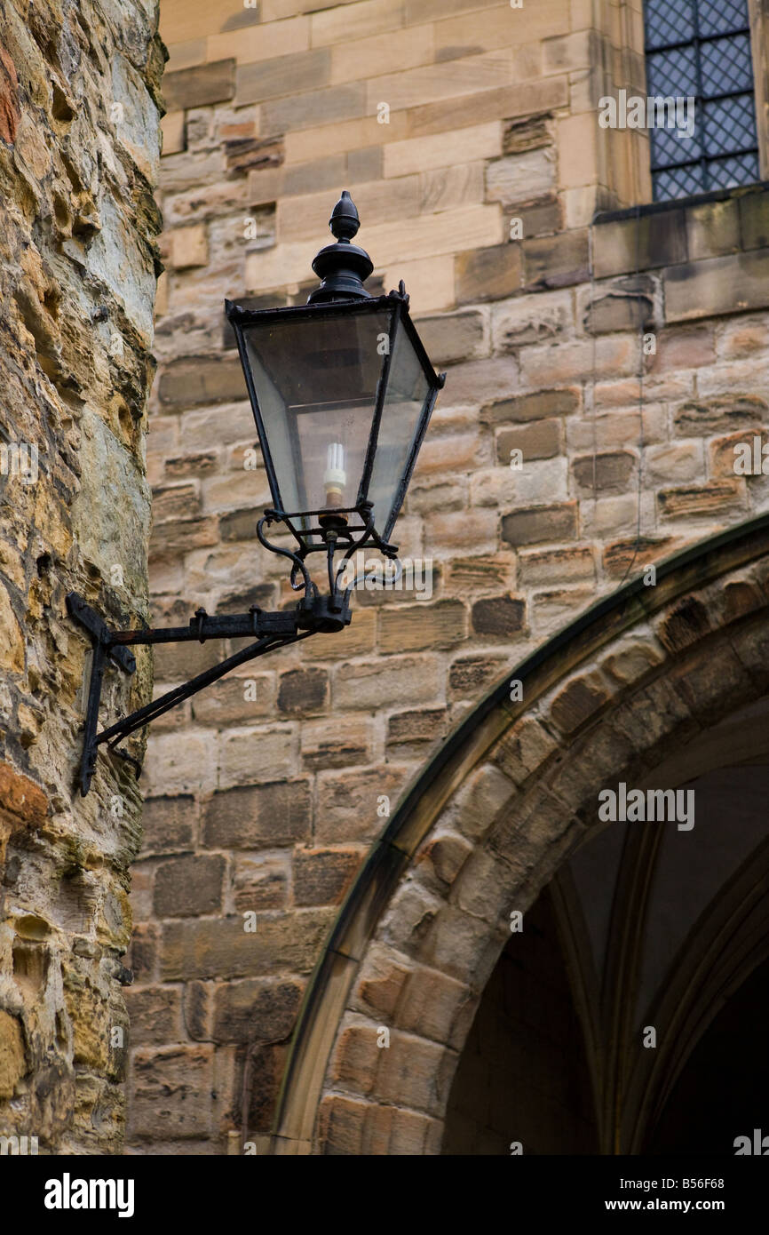 Old Street Lamp in Durham Town Stock Photo - Alamy