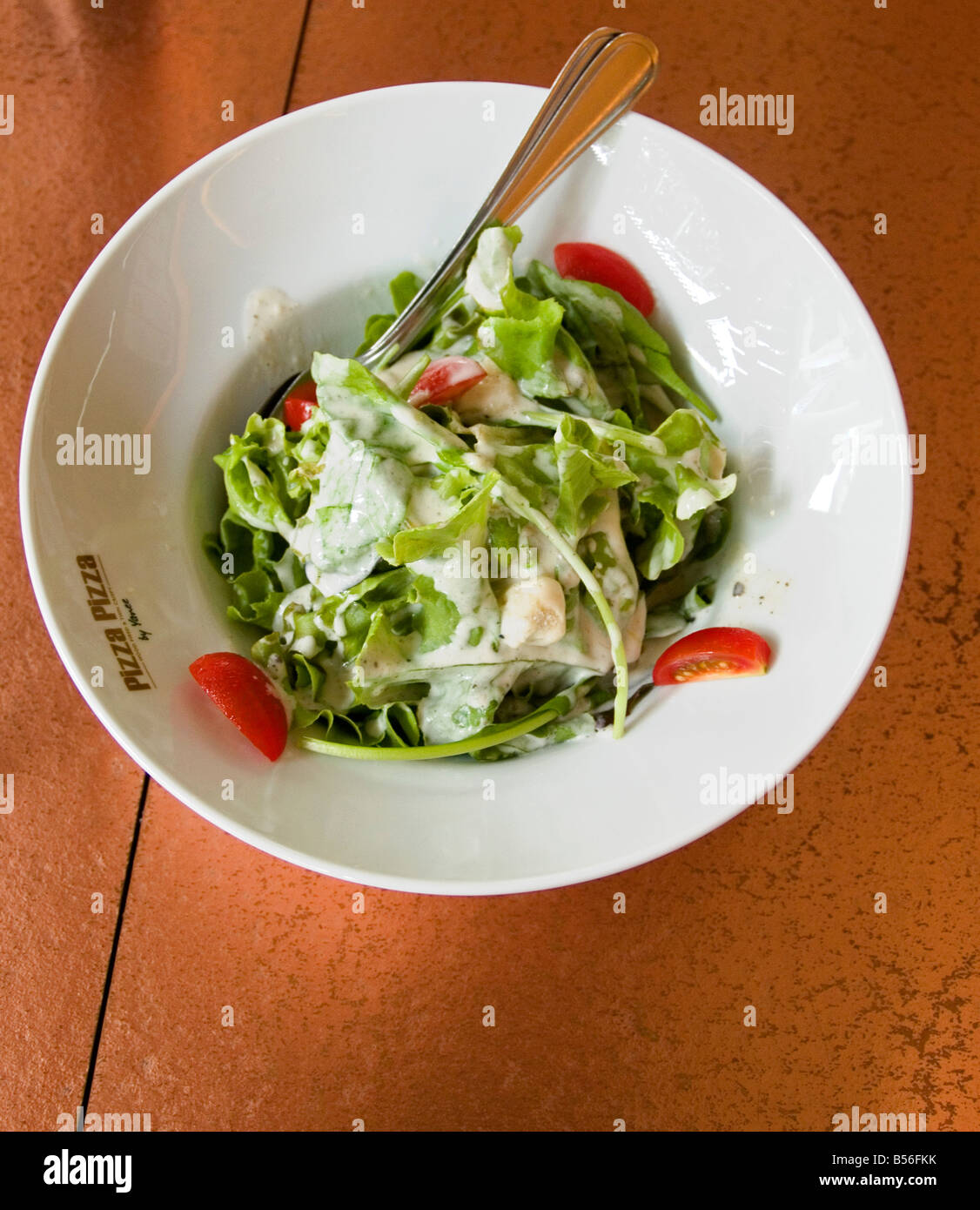 salad from an Italian restaurant in Thailand Stock Photo - Alamy