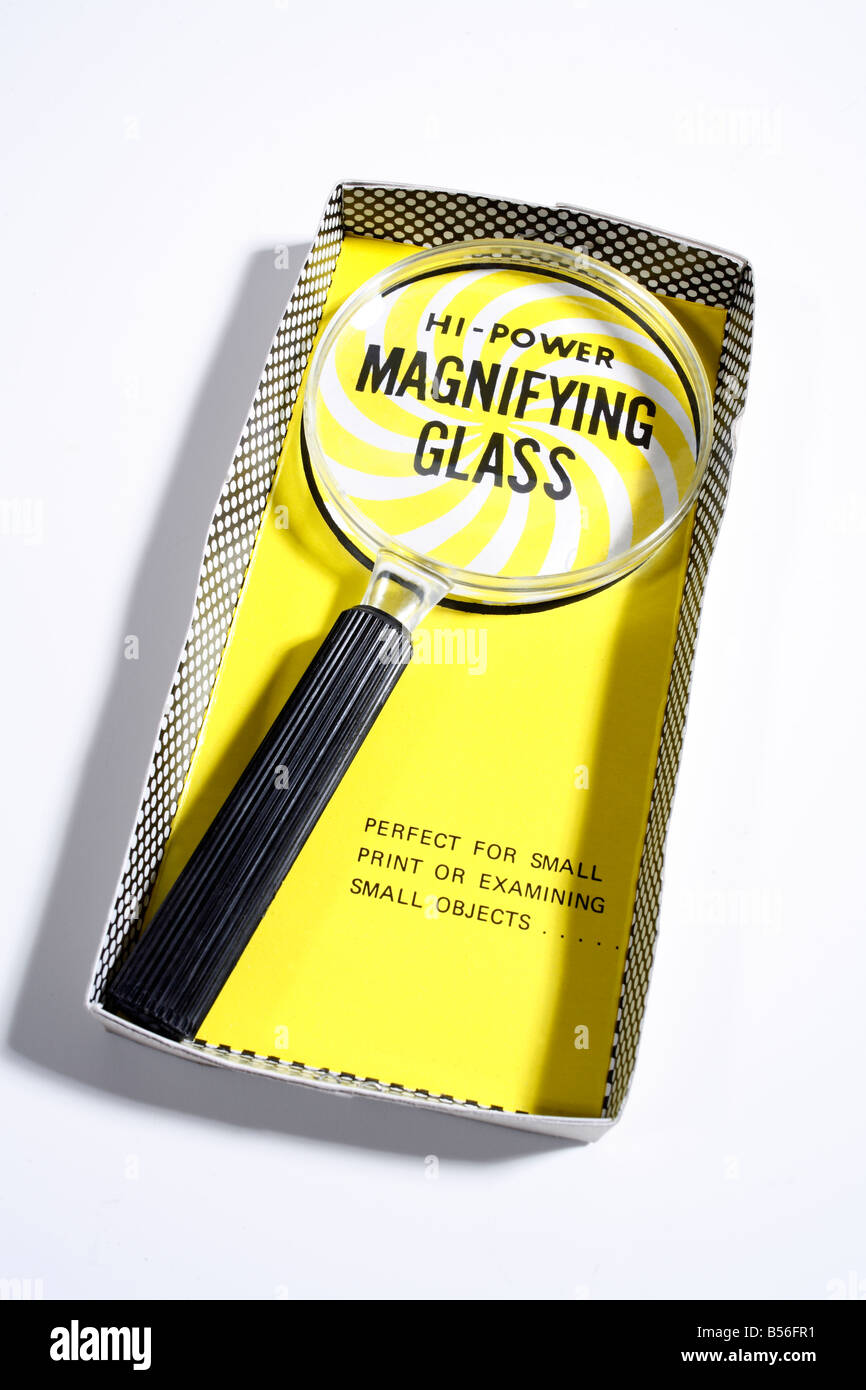 Plastic magnifying glass hi-res stock photography and images - Alamy