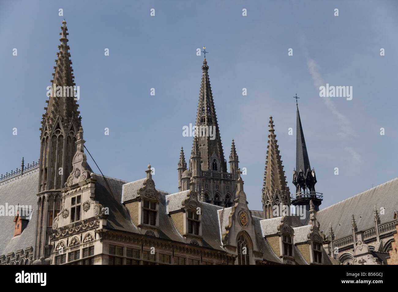 The Cloth Hall and theSaint Martin's Cathedral and the central square ...