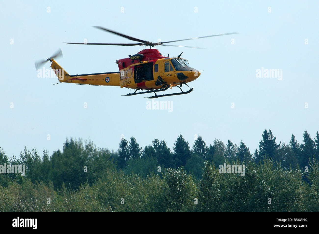 Canadian Search and Rescue Helicopter Stock Photo - Alamy