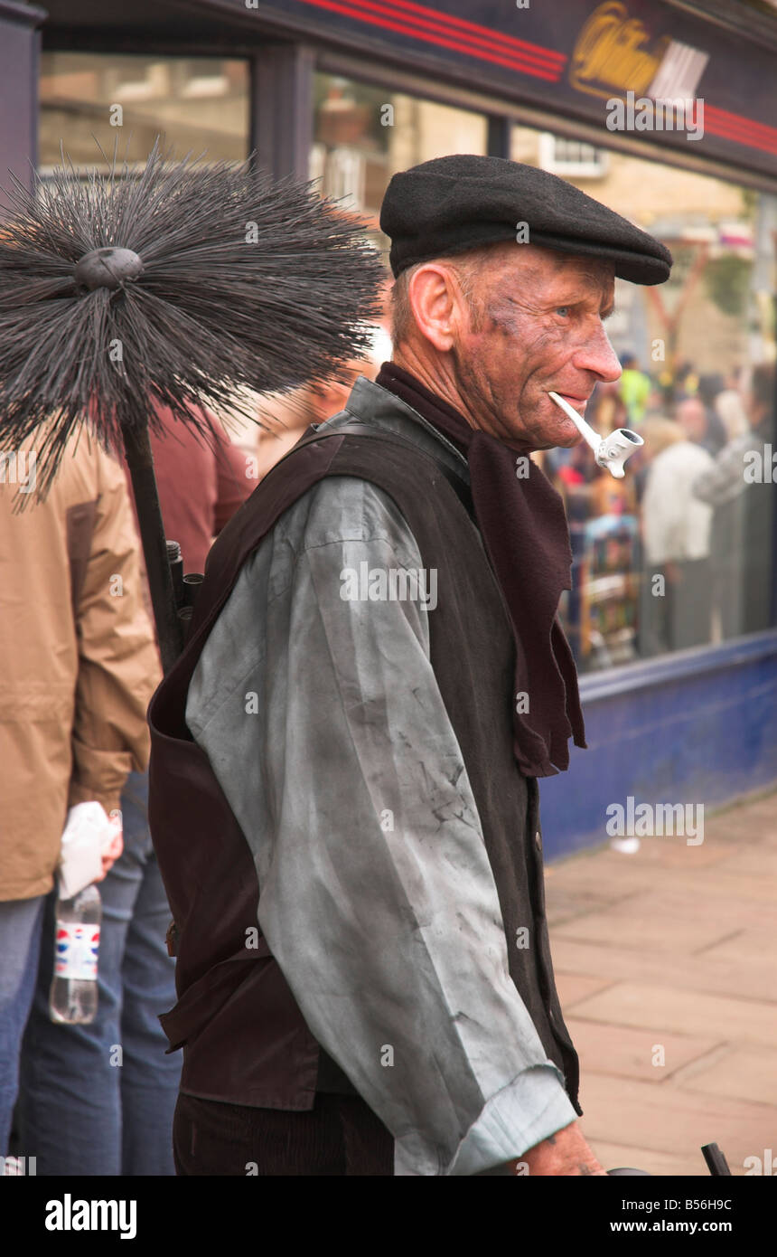 Pickering War Weekend Re Enactment 2008 - chimney sweep Stock Photo - Alamy