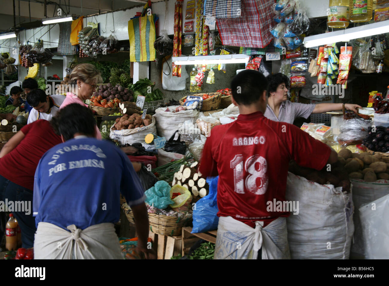 Mercado Central, Barrio Chino, Lima, Peru Stock Photo - Alamy