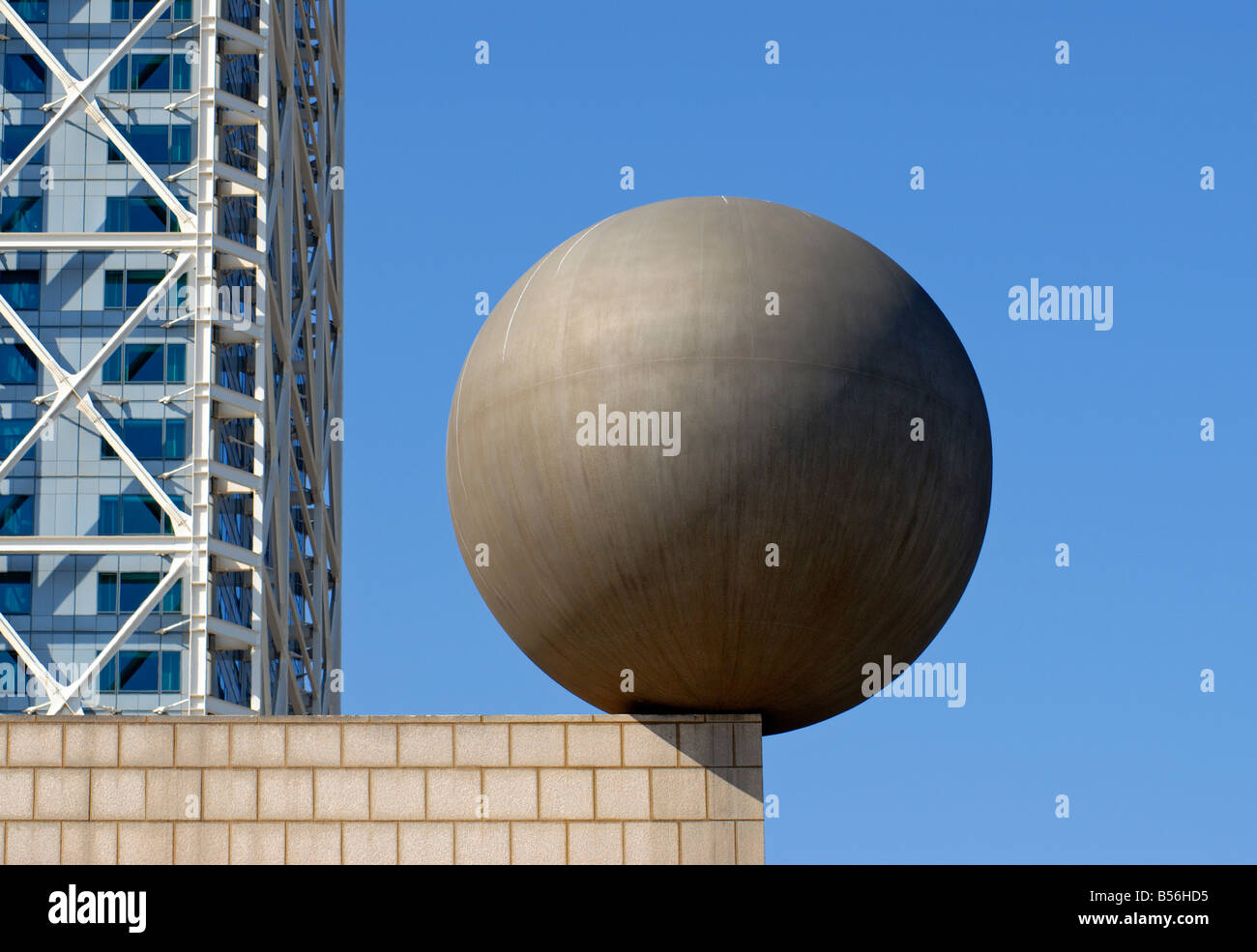 Frank Gehry s Sphere Esfera Sculpture at Port Olimpic Barcelona s ...