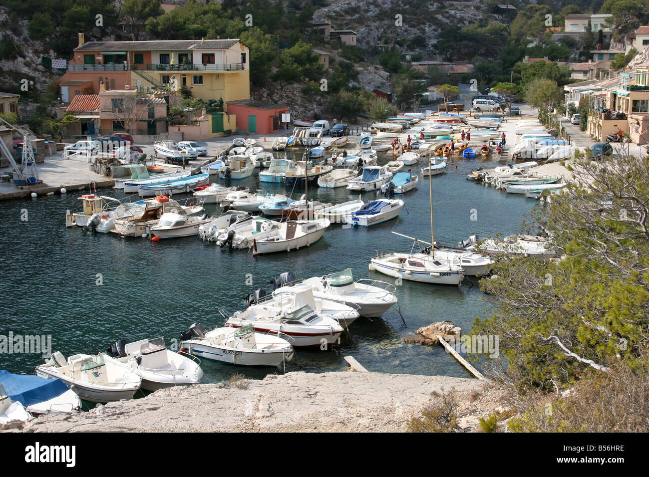 Harbour of Morgiou near Marseille Provence France Stock Photo - Alamy