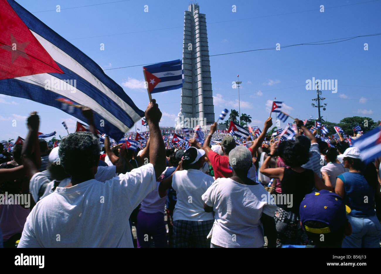 Labour Day celebrations in Revolution Square, Havana, Cuba Stock Photo ...